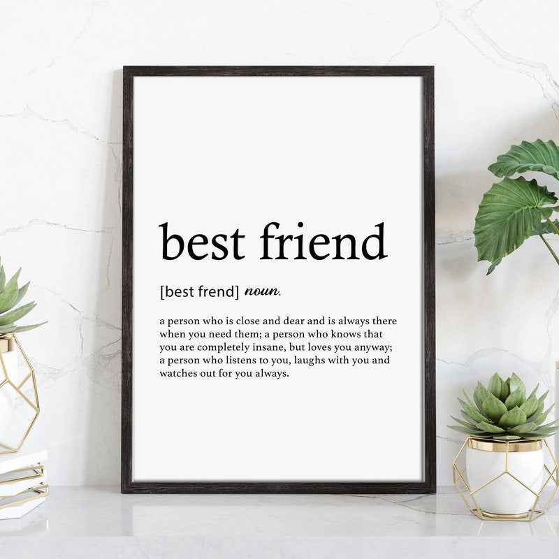 Friend Wall Art - Etsy