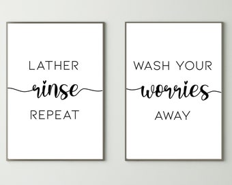 Wash Rinse Repeat - Etsy