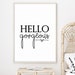 Hello Gorgeous Print Hello Gorgeous Sign Bedroom Print Bathroom Print ...