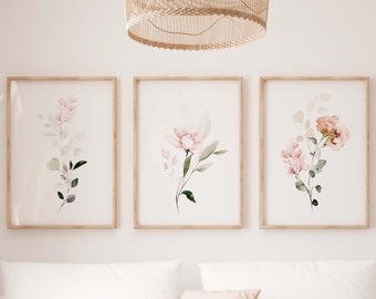 Simple Flower Wall Art - Etsy