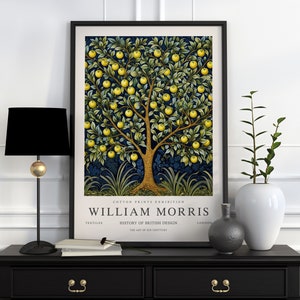 William Morris Print, William Morris Exhibition Print, Apple Tree William Morris Poster, Vintage ...
