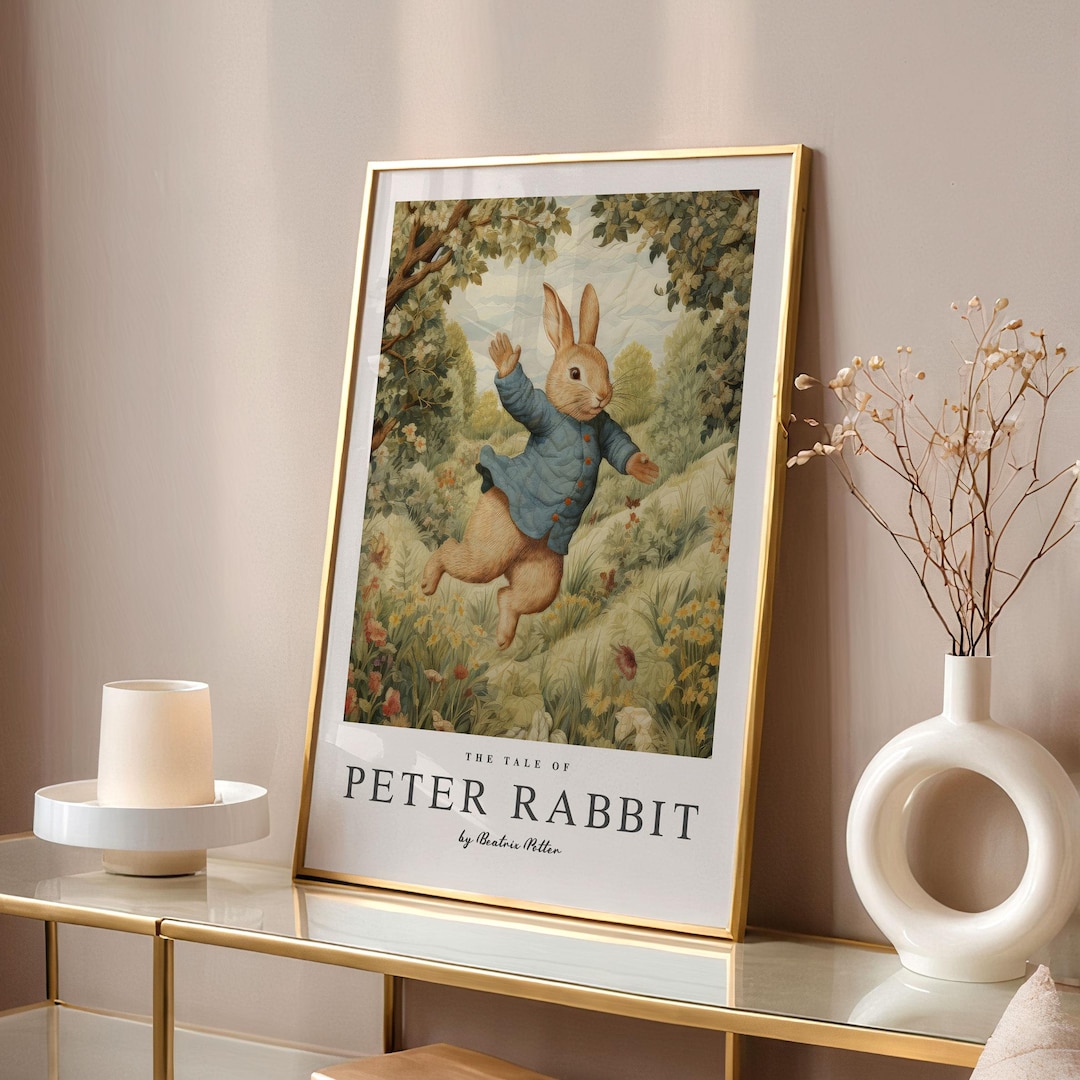 Peter Rabbit, Peter Rabbit Print, Peter Rabbit Nursery, Peter Rabbit ...