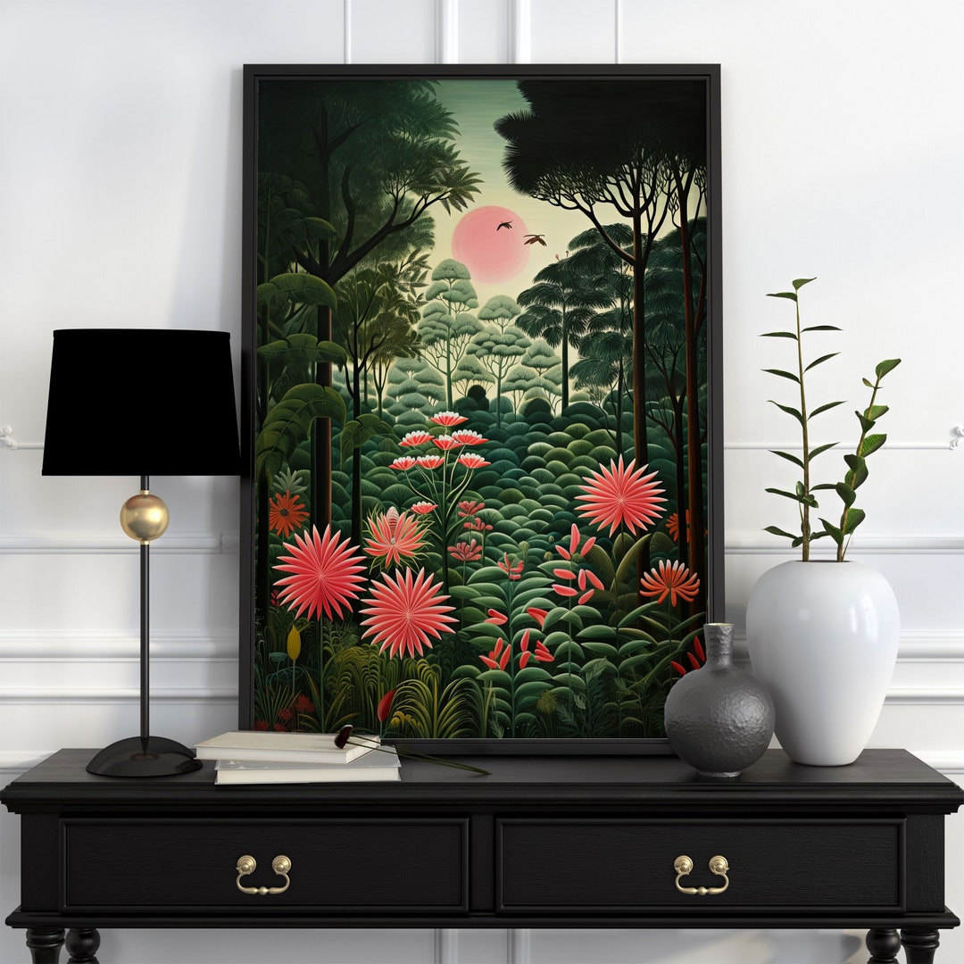 Henri Rousseau Print, Rousseau Poster, Rousseau Wall Art, Rousseau Art ...