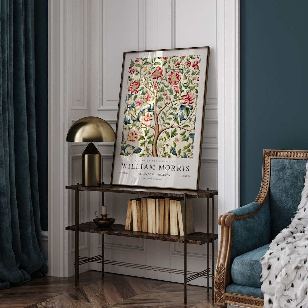 William Morris Tree of Life Print, William Morris Exhibition Print, William Morris Poster ...