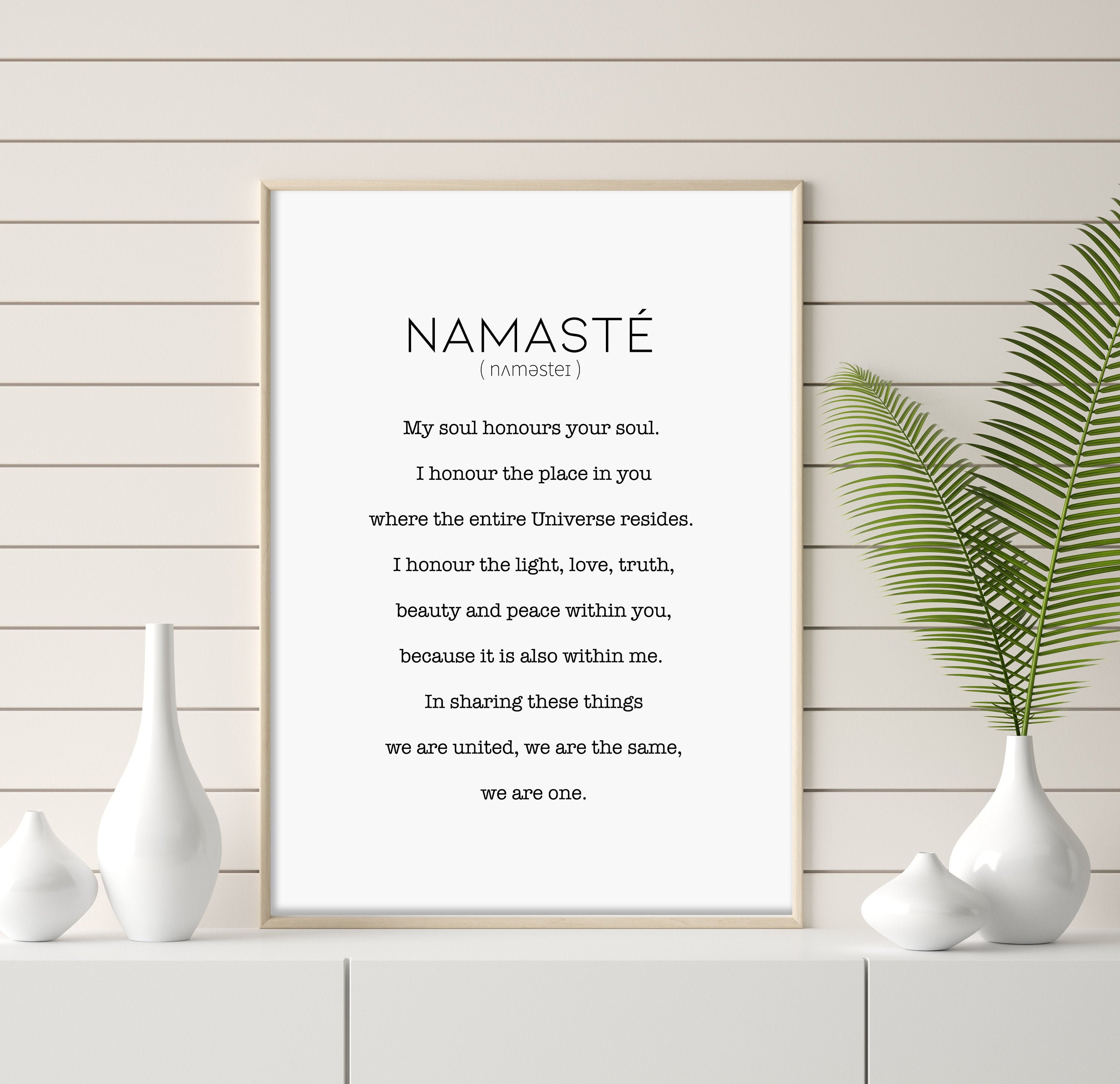 Namaste Print Namaste Definition Print Namastay Print - Etsy UK