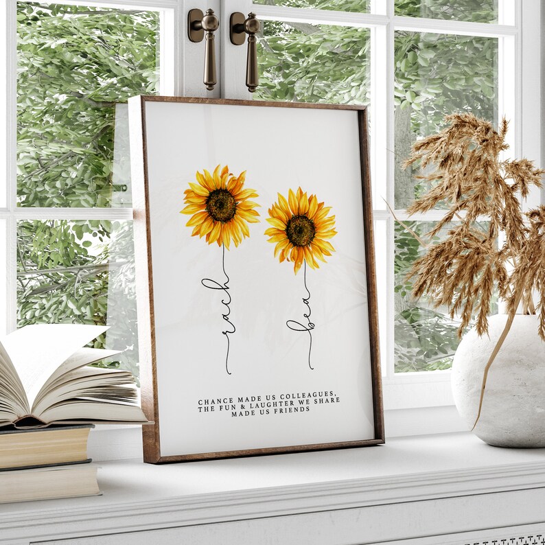 Personalised Work Colleague Gift Leaving Gift Work Colleague - Etsy