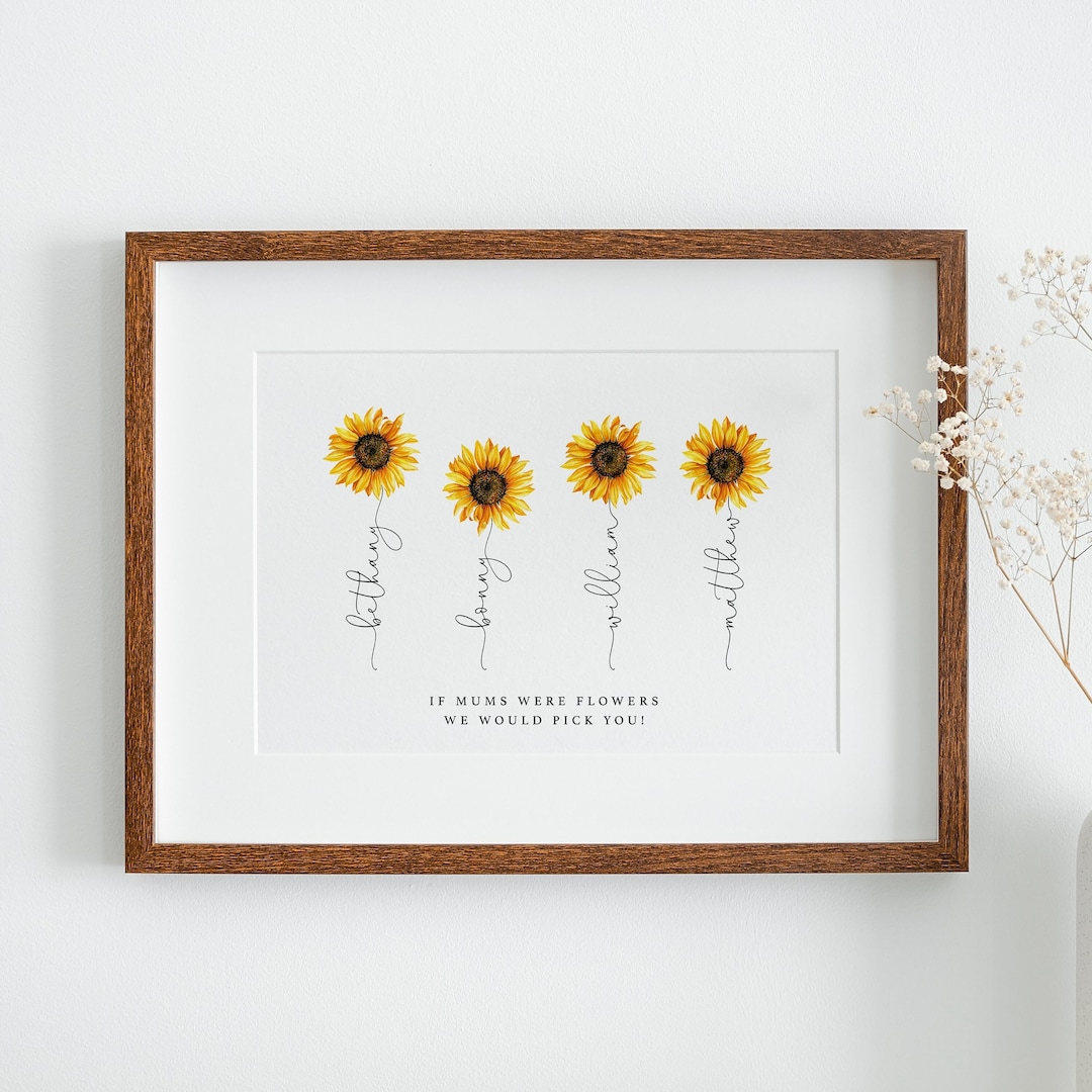 Personalised Mum Print Mothers Day Print Personalised Mother's Day Gift ...