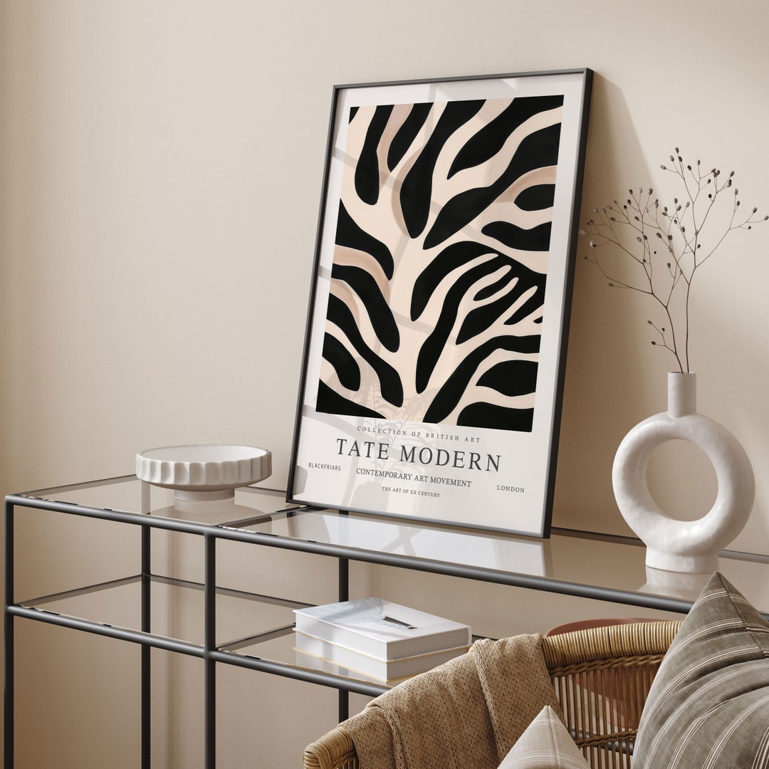 Tate Modern, Exhibition Poster, London Poster, Modern Abstract Art ...