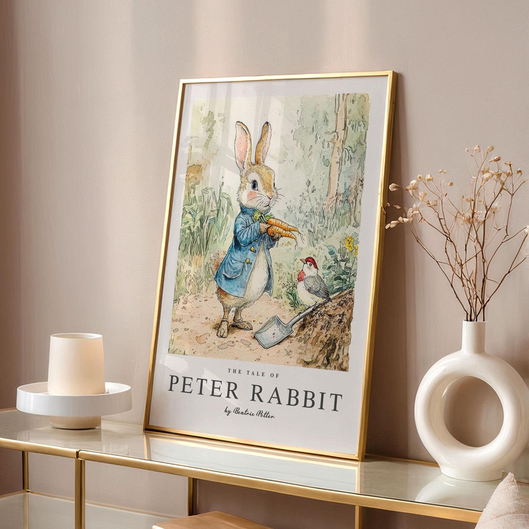 Peter Rabbit, Peter Rabbit Print, Peter Rabbit Nursery, Peter Rabbit ...