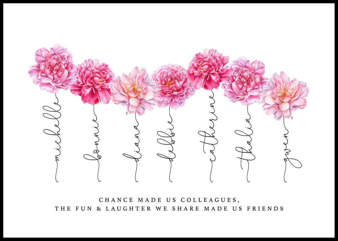 Personalised Work Colleague Gift Leaving Gift Work Colleague - Etsy