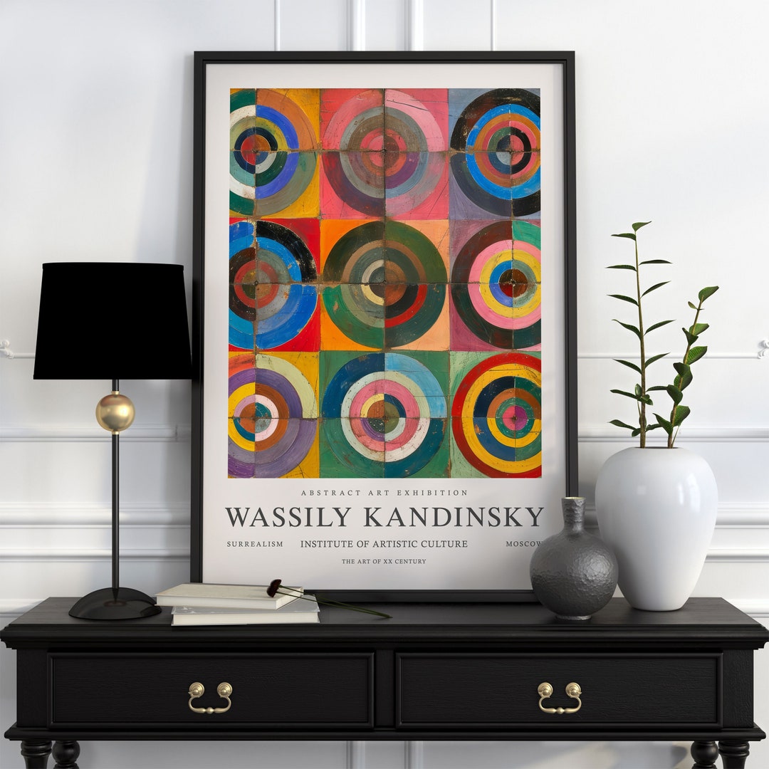 Kandinsky Poster, Kandinsky Print, Wassily Kandinsky Print, Kandinsky ...