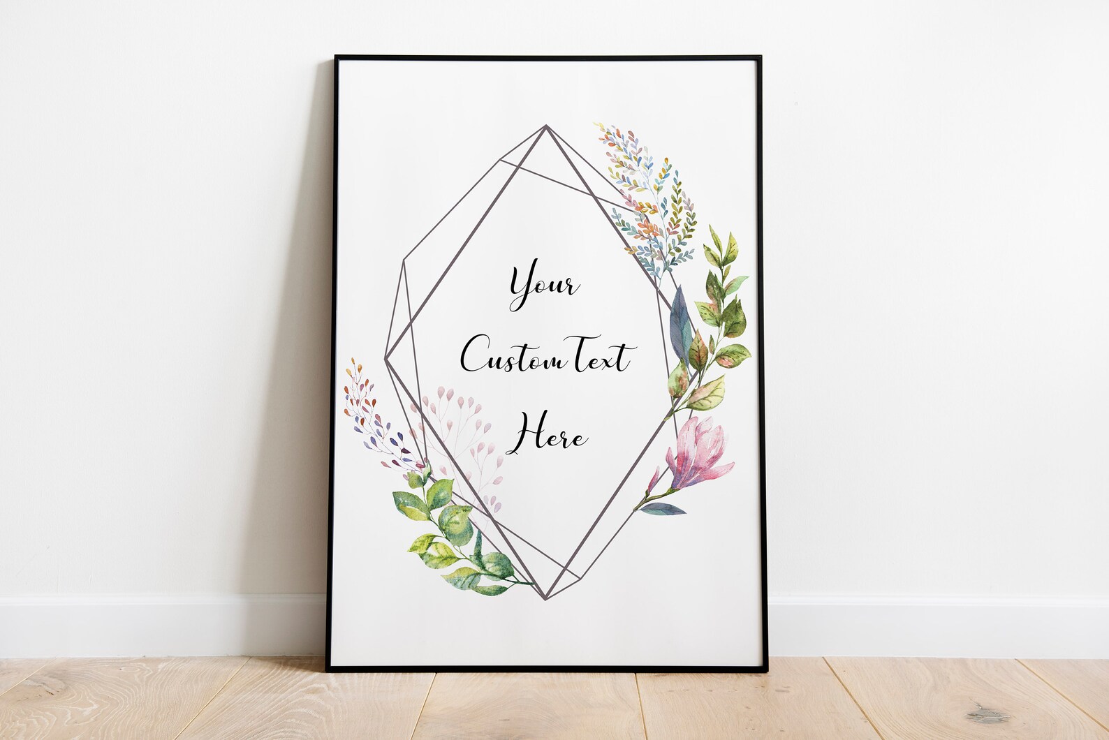 Custom Text Poster Print 16 Fonts Your Text Here - Etsy