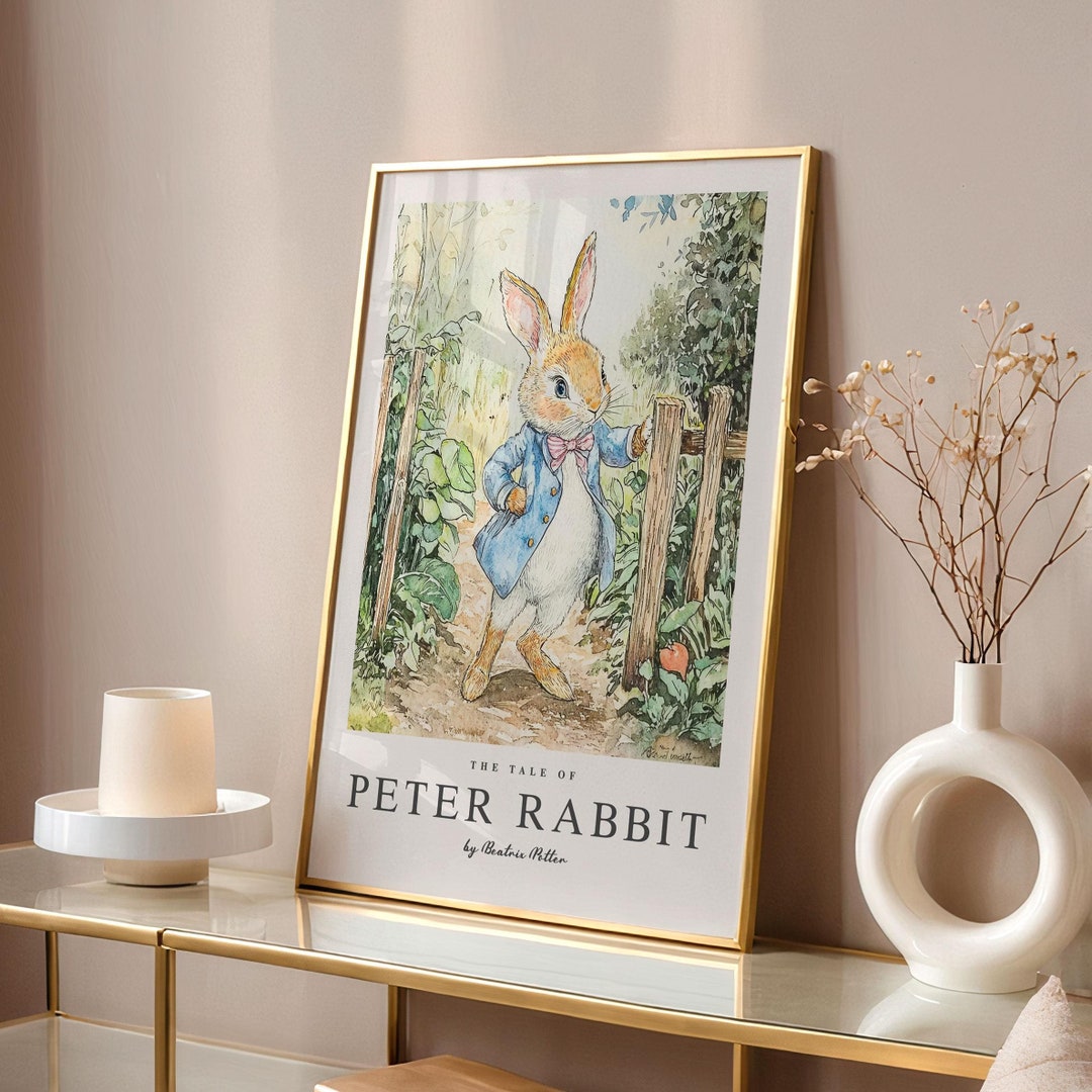 Peter Rabbit, Peter Rabbit Print, Peter Rabbit Nursery, Peter Rabbit ...