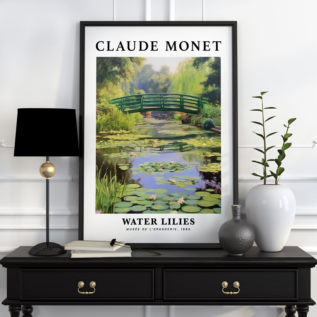 Claude Monet Print, Claude Monet Gift, Claude Monet Poster, Claude ...