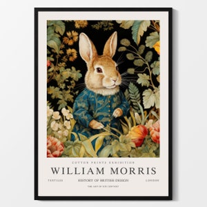 William Morris Print, William Morris Exhibition Print, William Morris ...