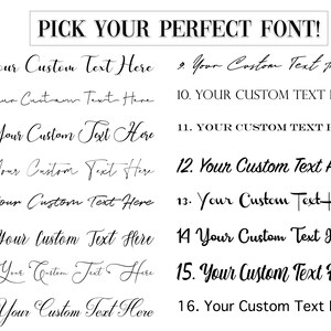 Custom Text Poster Print 16 Fonts Your Text Here Personalised Poster ...