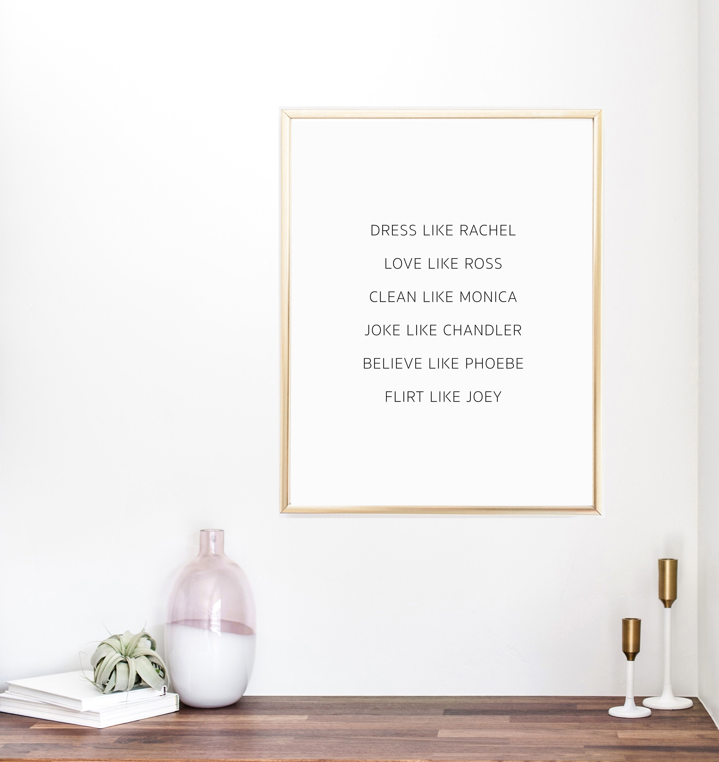 Friends Print Friends TV Print Friends TV Poster Friends | Etsy