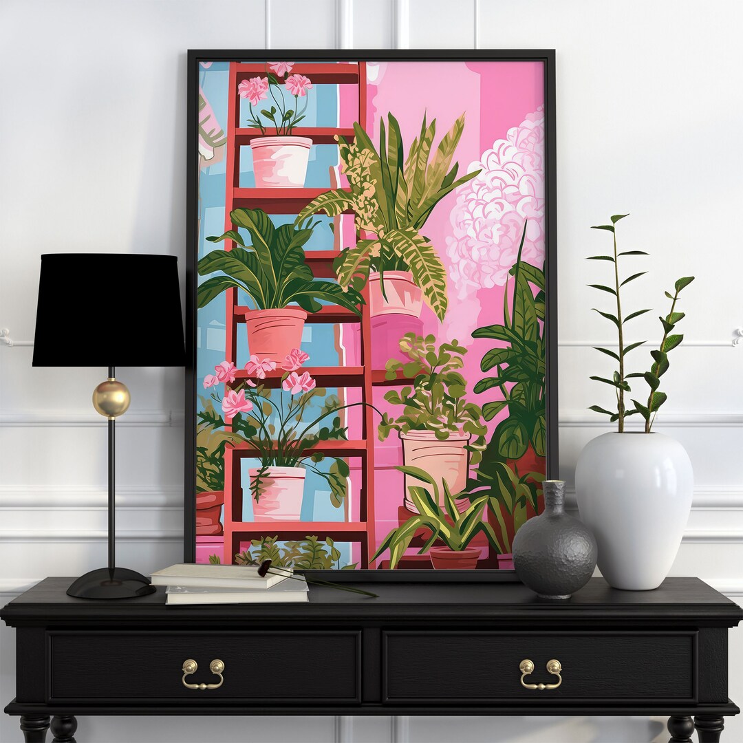 Vintage Flower Store Poster, Flower Shop Print, Flower Lovers Gift ...