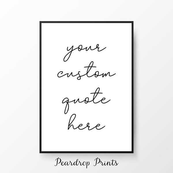 Personalized Quote - Etsy