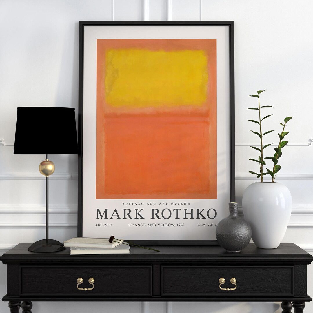 Mark Rothko Print, Art Exhibition, Modern Wall Decor, Rothko ...