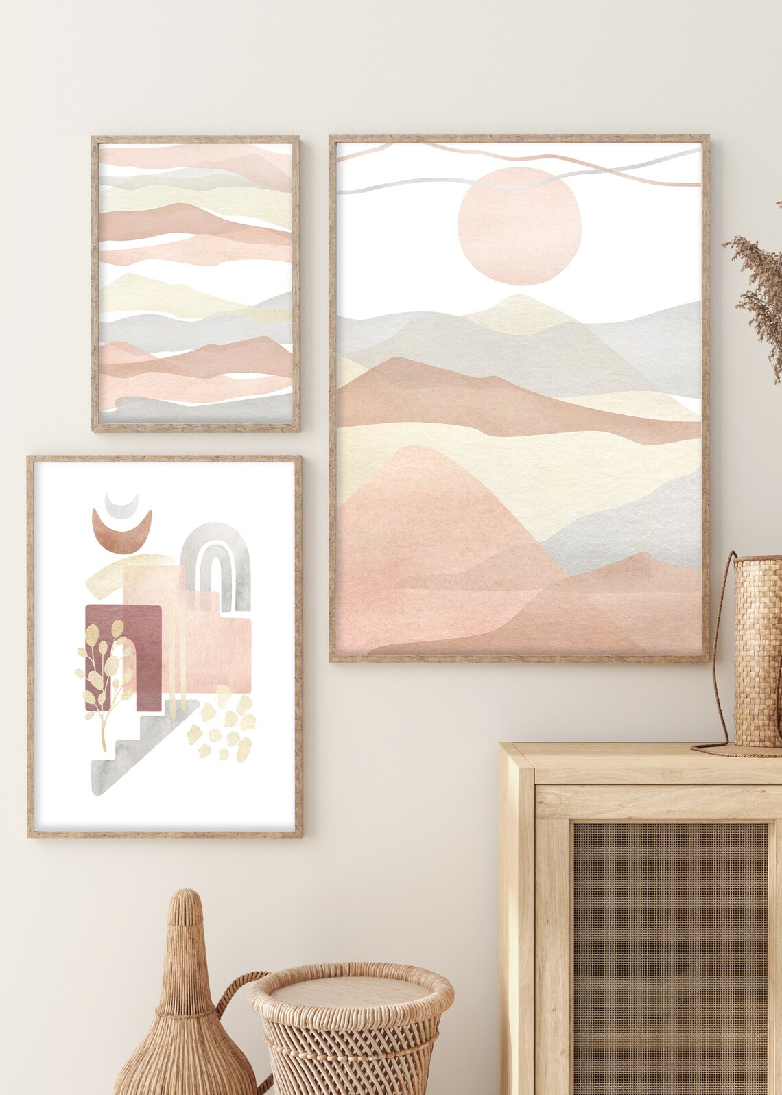 Pastel Wall Art Pastel Prints Abstract Wall Art Abstract - Etsy