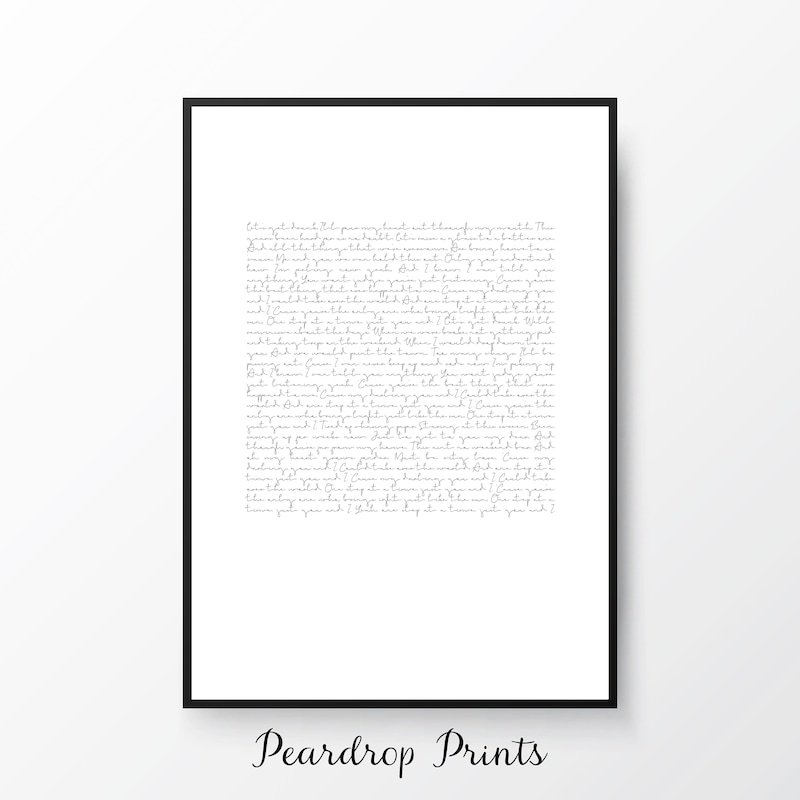 Handwritten Quote - Etsy
