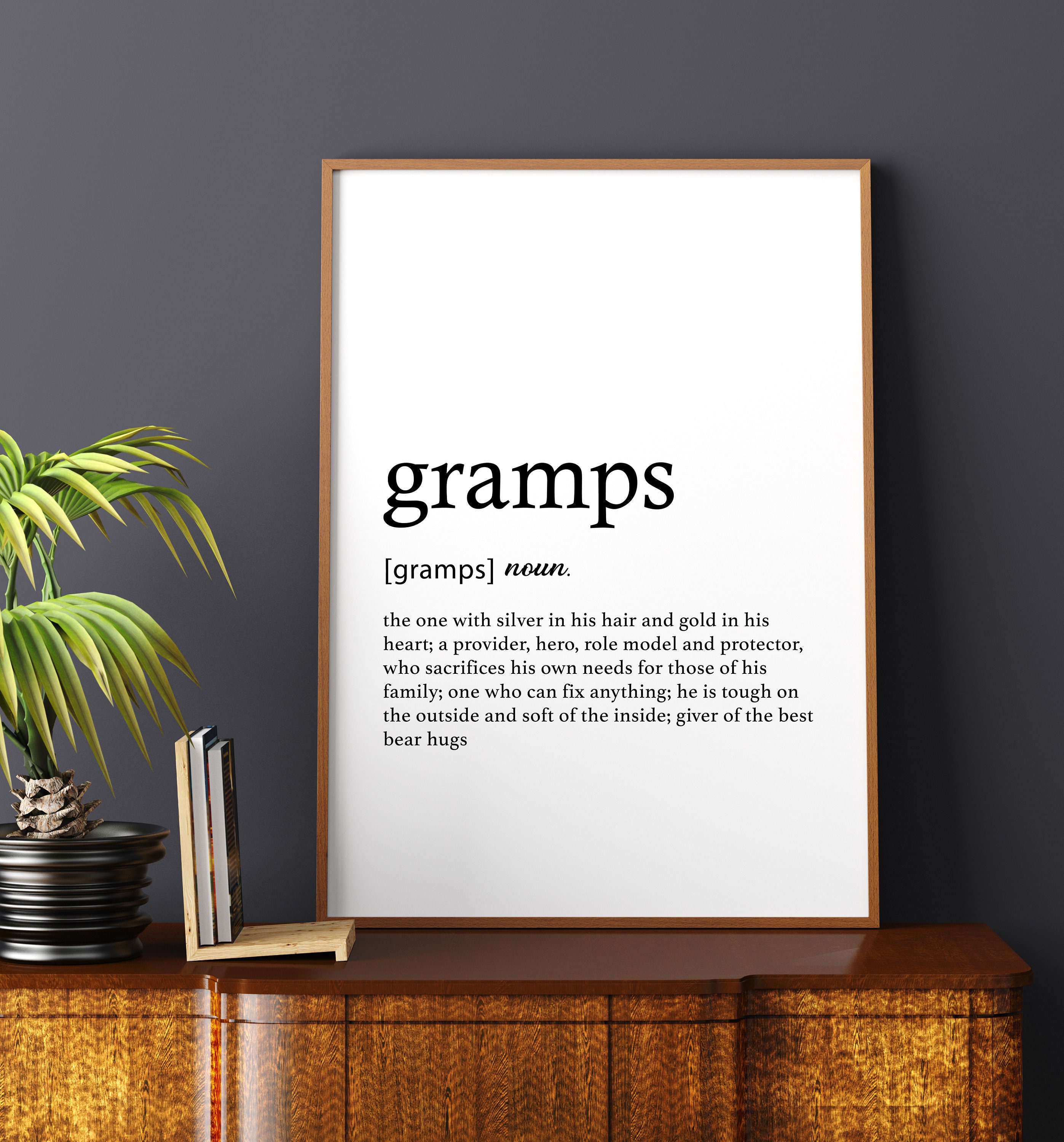 Gramps Definition Print Gramps Gift Gifts for Gramps Nan - Etsy