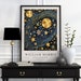 William Morris Moon & Stars Print, William Morris Exhibition Print ...