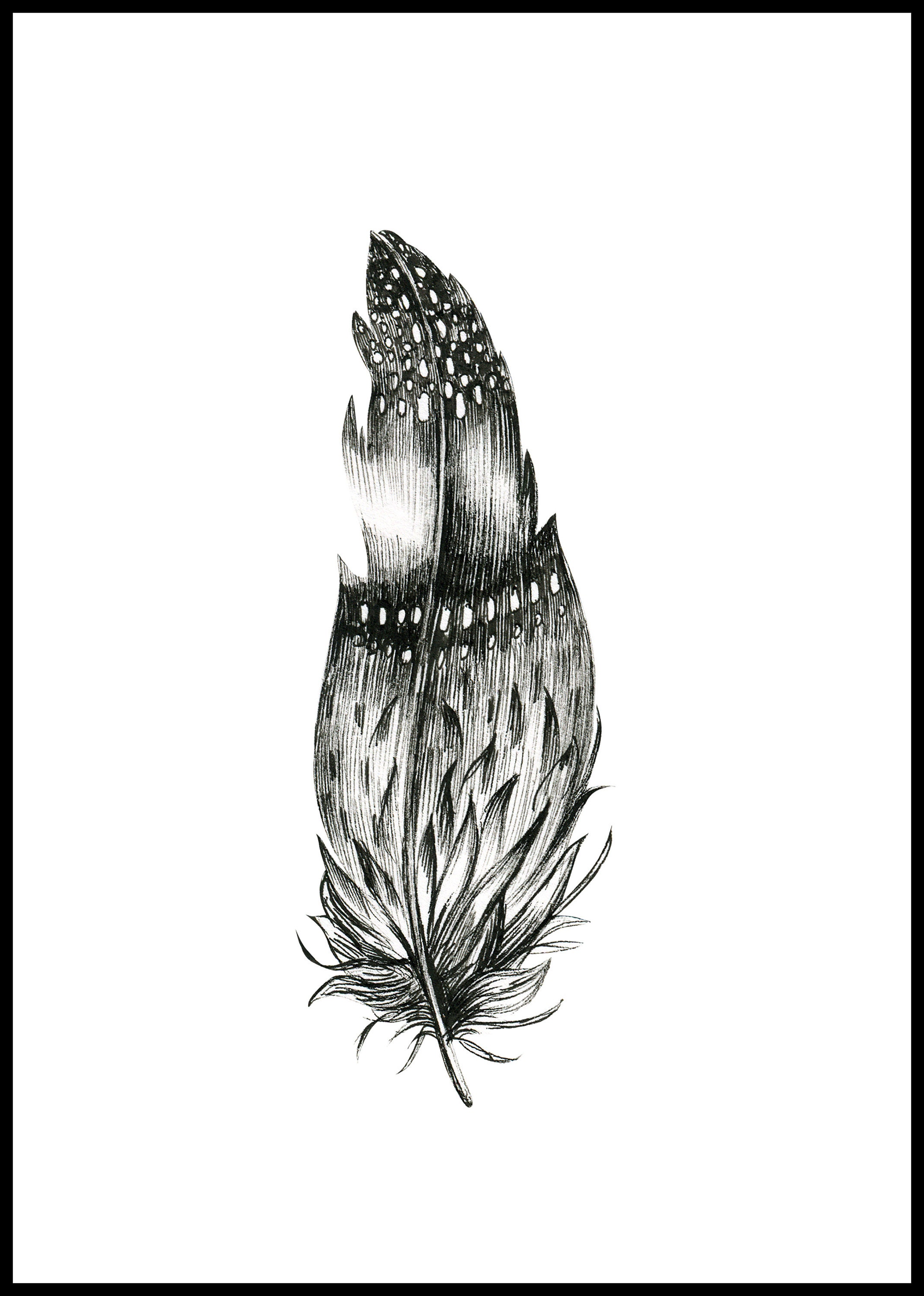 Boho Feather Print Boho Wall Art Bohemian Wall Decor - Etsy