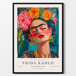 Frida Kahlo, Frida Kahlo Print, Frida Kahlo Art, Frida Kahlo Artwork ...