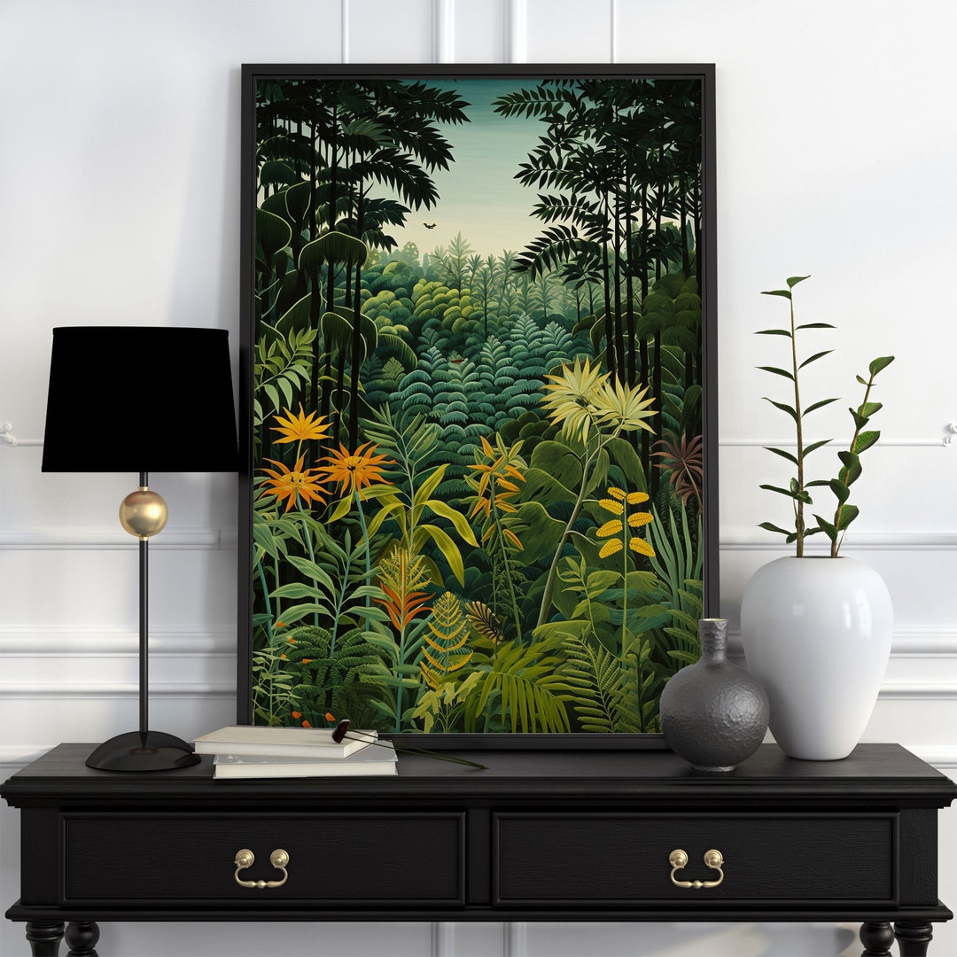 Henri Rousseau Print, Rousseau Poster, Rousseau Wall Art, Rousseau Art ...