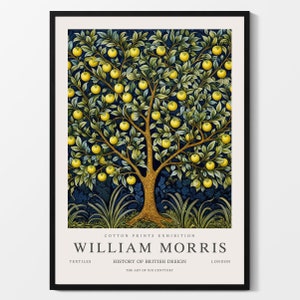 William Morris Print, William Morris Exhibition Print, Apple Tree ...