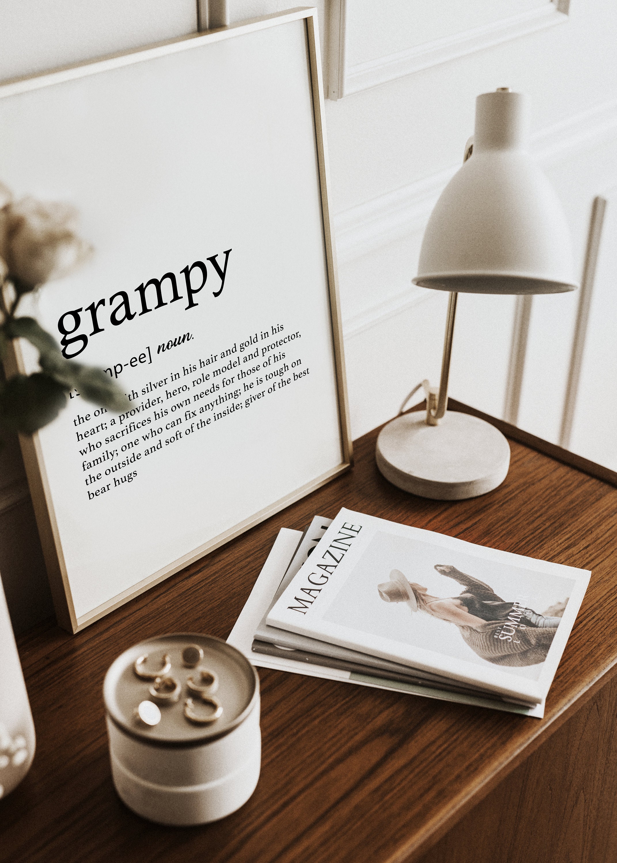 Grampy Definition Print Grampy Gift Gifts for Grampy | Etsy