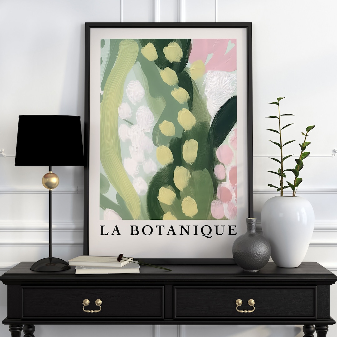 La Botanique Poster, Flower Market Print, Botanique Flowers Poster ...