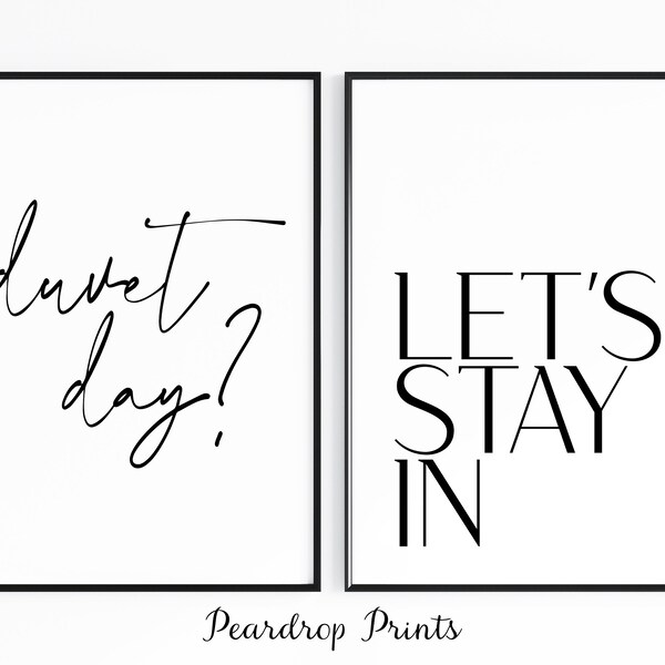 Above Bed Signs Set of 2 - Etsy