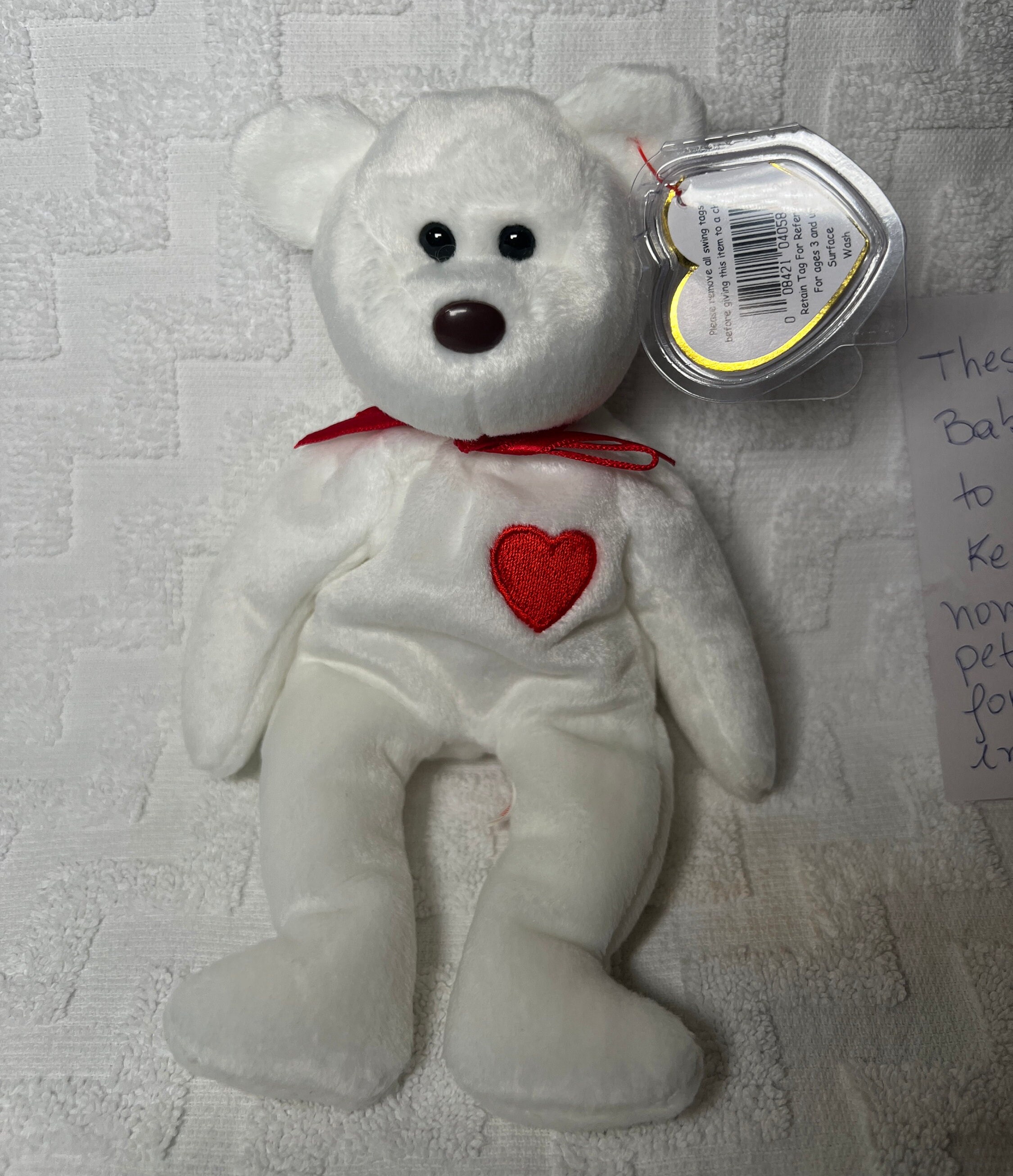 Ultra Rare ty Valentino Beanie Baby With Errors. - Etsy