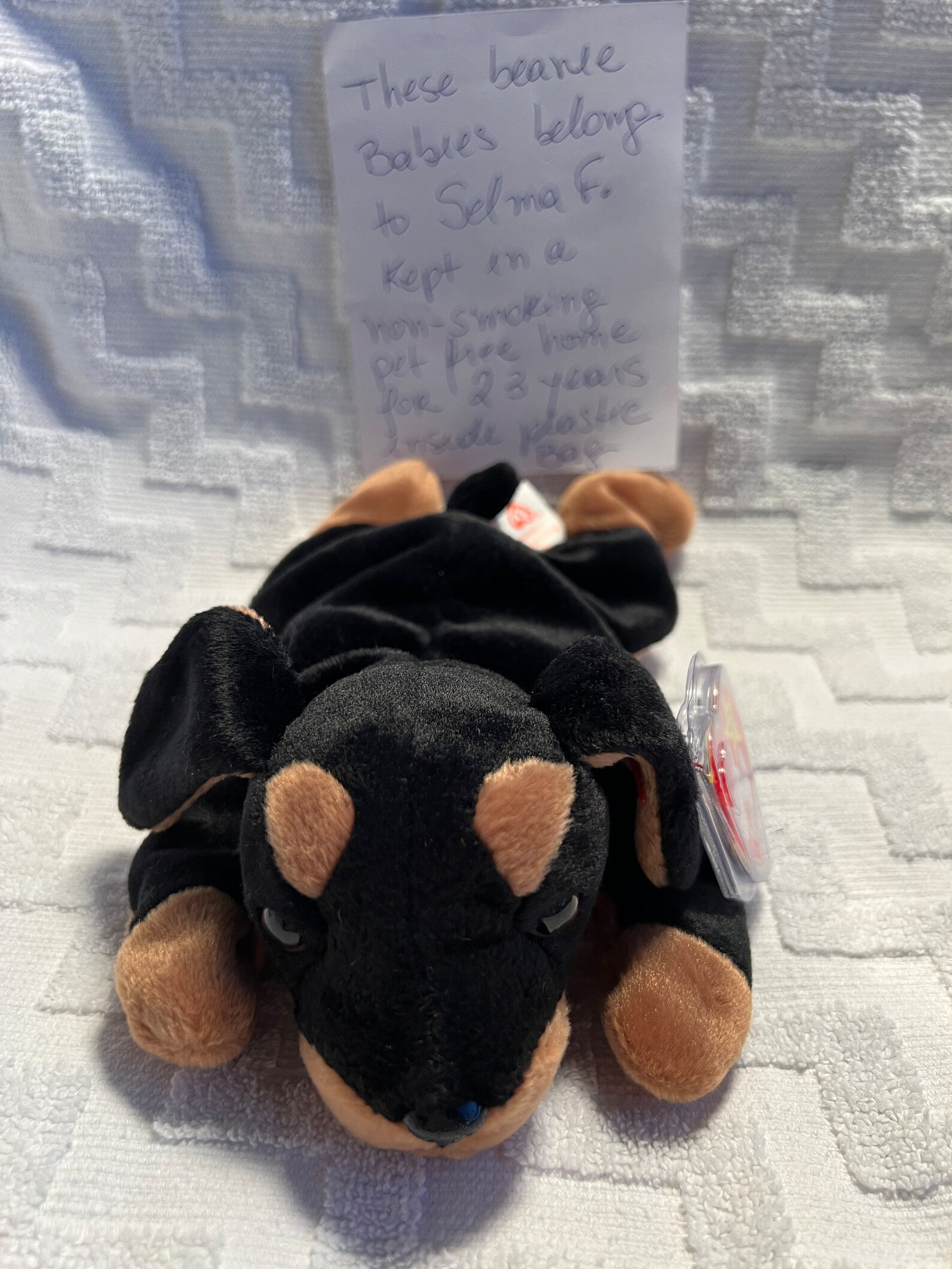 Rare Doby the Doberman Pinscher Dog Beanie Baby Never Used. - Etsy