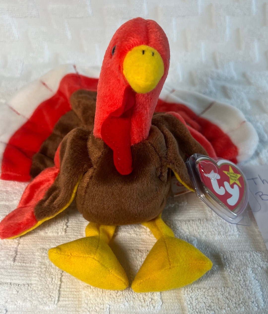 Gobbles Beanie Baby Turkey, RARE, Retired, With ERRORS, 1996 - Etsy