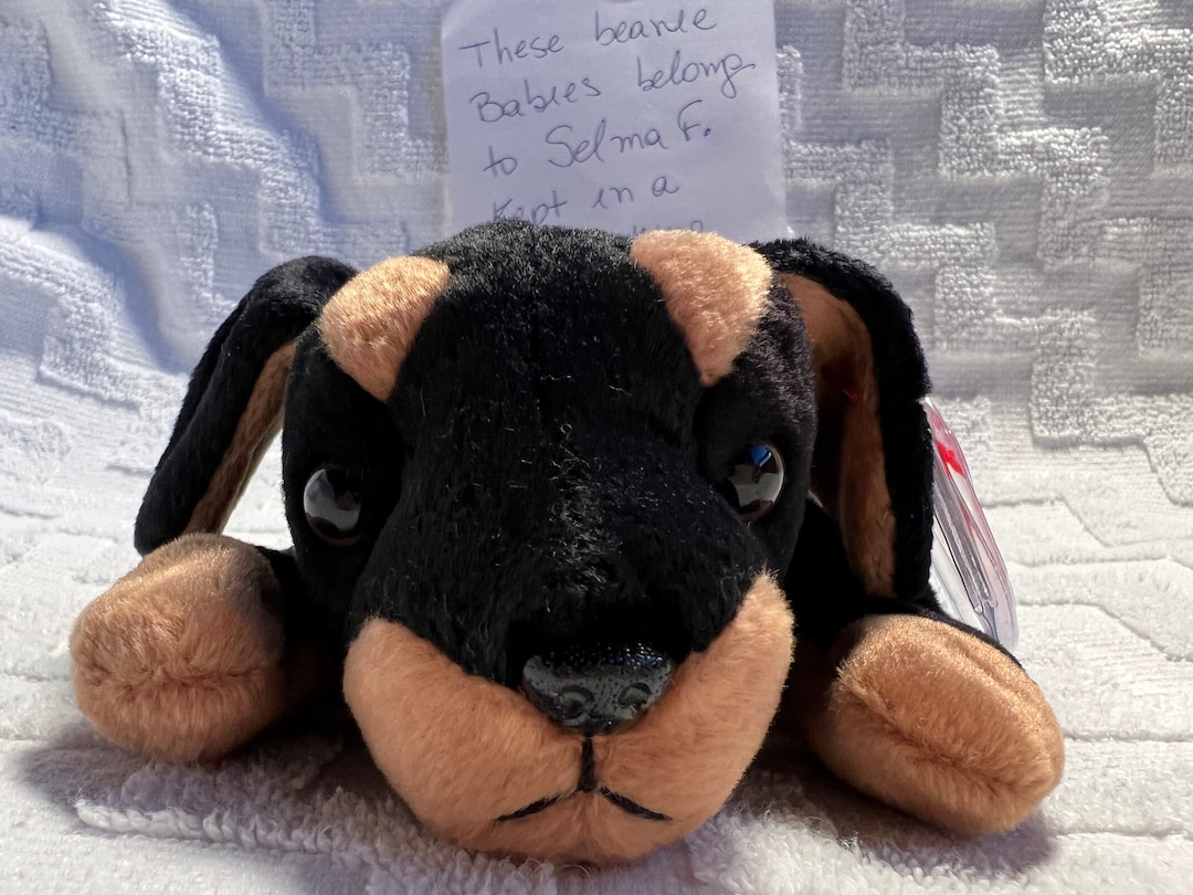 Rare Doby the Doberman Pinscher Dog Beanie Baby Never Used. - Etsy