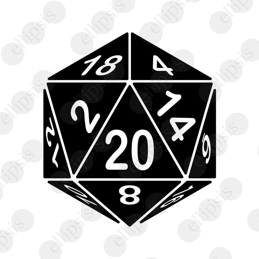 D20 Decal - Etsy