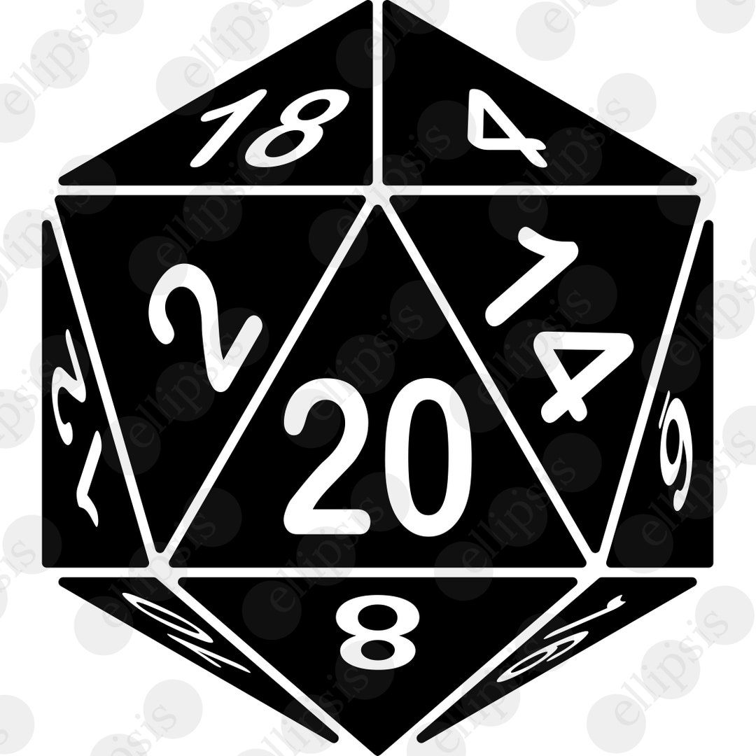 D20 Decal - Etsy
