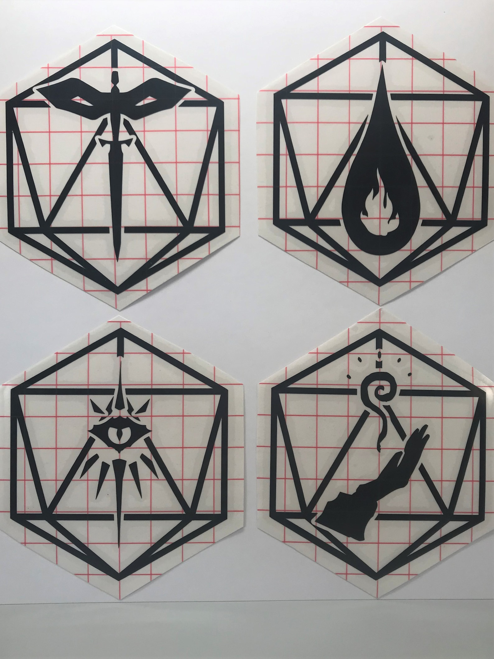 D20 D&D Class Symbol Decal - Etsy