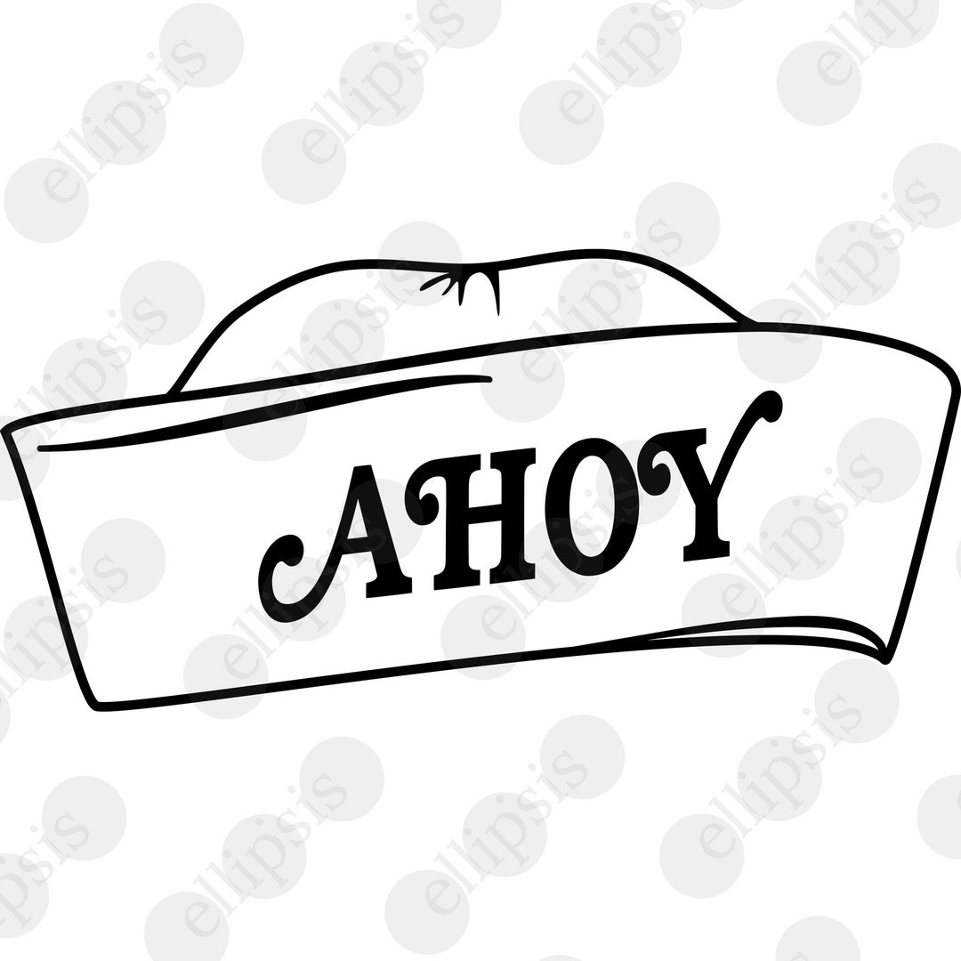 Scoops Ahoy Hat Decal - Etsy