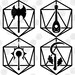D20 D&D Class Symbol Decal - Etsy