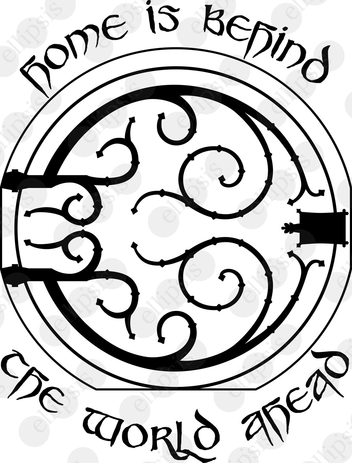 Bag End Door Interior Decal - Etsy