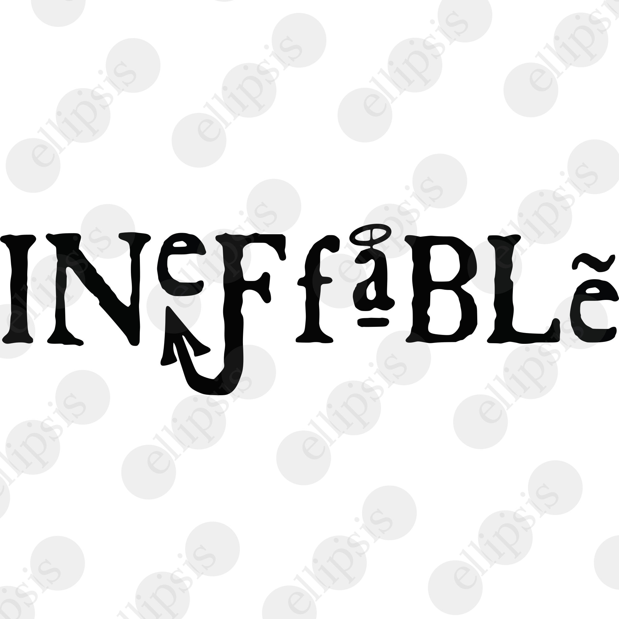 Ineffable Decal | Etsy