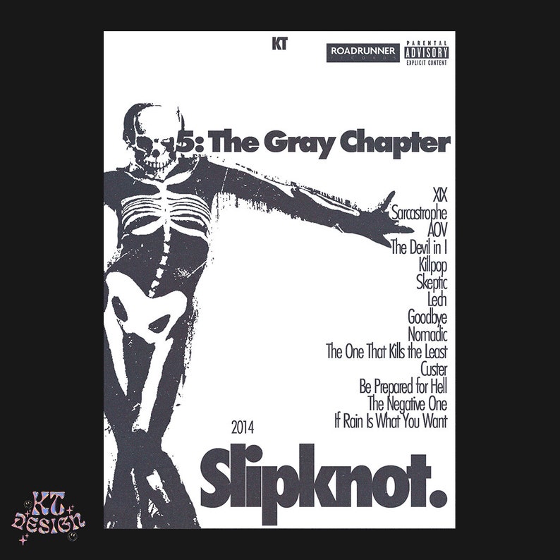 The Gray Chapter- Slipknot | A4 and Digital Print - Etsy