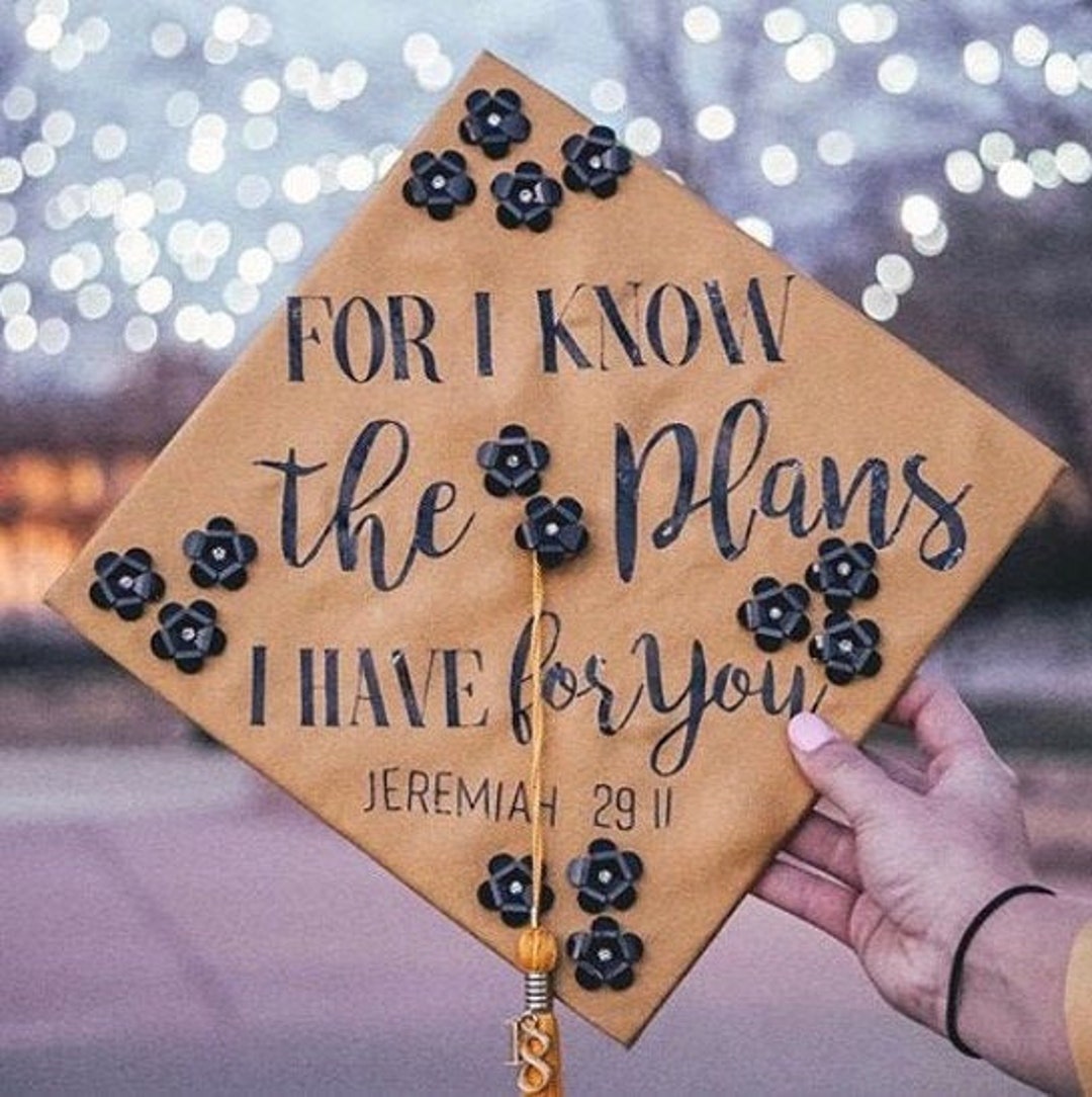 Graduation Bible Verse Jeremiah 29:11 Svg, Jpeg, Png File for ...