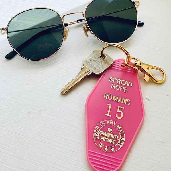 Vintage Hotel Keychain - Etsy