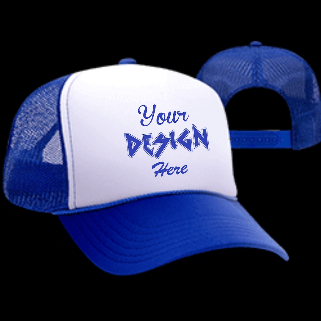 Personalized Embroidered OTTO CAP 5 Panel High Crown Mesh Back Foam ...